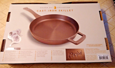 Parini 8" Cast Iron Skillet Brand New Sealed Golden Oil Collection ...