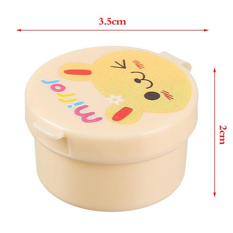 3pcs Portable cartoon Mini Sauce box Small Sauce Container Kids Lunch ...