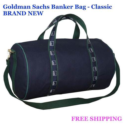 Goldman Sachs Banker Bag 21" Navy/Hunter Green NEW, Authentic (Current ...