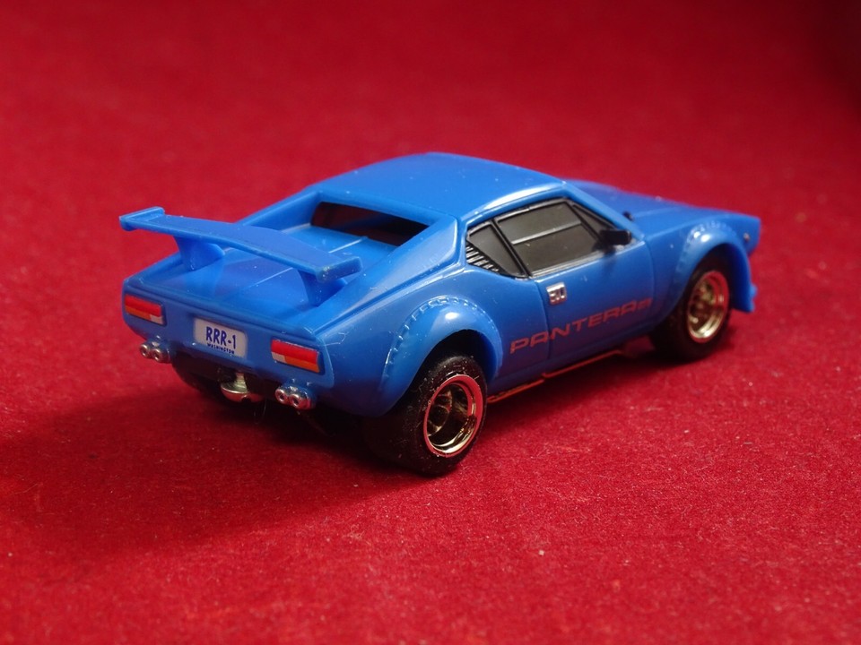 ROAD RACE REPLICAS BLUE/SILV PANTERA GT5 HO SLOT CAR- RRR AURORA T-JET ...