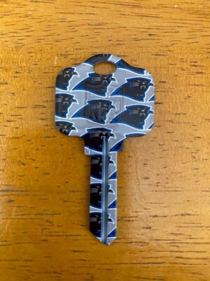ILCO CAROLINA PANTHERS NFL LOGO KWIKSET SC1 HOUSE KEY BLANKS | eBay