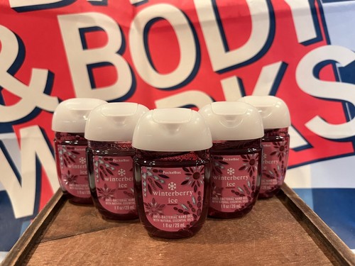 Bath Body Works Pocketbac Hand Sanitizer Anti Bac Gel WINTERBERRY ICE ...
