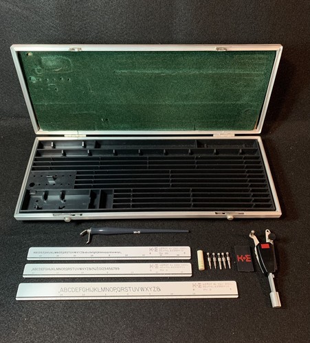 Vintage Leroy 2 II Lettering Set by Keuffel & Esser Co. K&E K-E ...