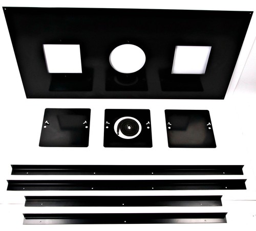 CHIMNEY REGISTER Closure PLATE KIT + ANGLES 1000 x 500 Cut Down To your ...