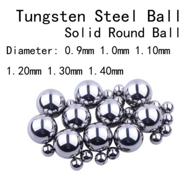 0.9mm 1mm 1.1mm 1.2mm 1.3mm 1.4mm Diameter Tungsten Steel Ball Solid ...