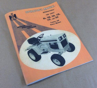Manuals & Books - Cub Cadet Tractor