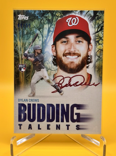 2025 Topps X Bob Ross the Joy of Baseball - Budding Talents Dylan Crews ...