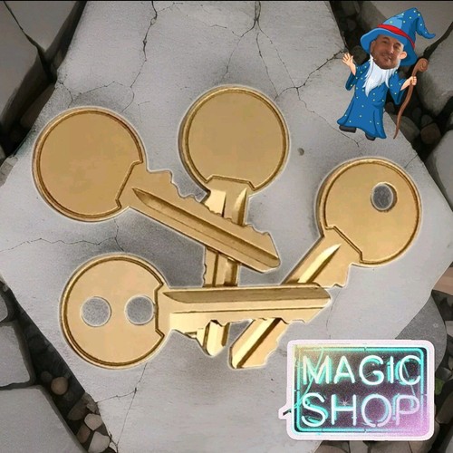 Magic Trick "Key Mastery" Appearing and Disappearing Holes Close Up ...