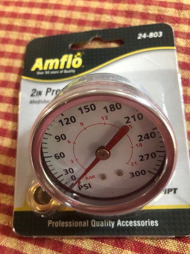 Amflo 2 Inch Back-Mount Pressure Gauge 24-803 | eBay