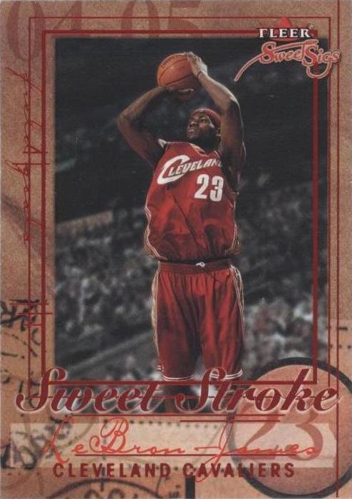2004-05 Fleer Sweet Sigs - Sweet Stroke LeBron James #13 SS for sale ...