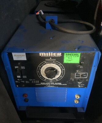 Miller Welder | Dialarc 250 AC/DC 230 460 Volt Single Phase Welder ...