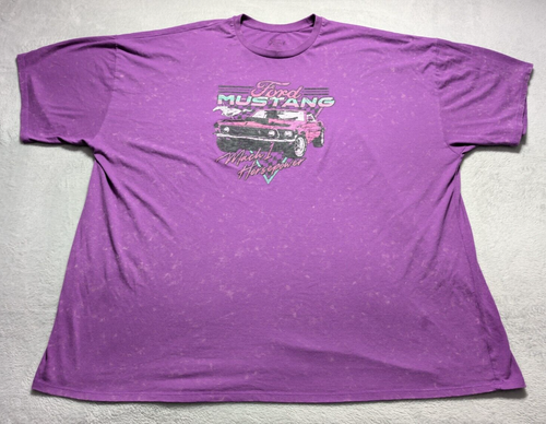 Ford Mustang Mach 1 T-Shirt 3XL Purple Muscle Car Graphic Tee | eBay