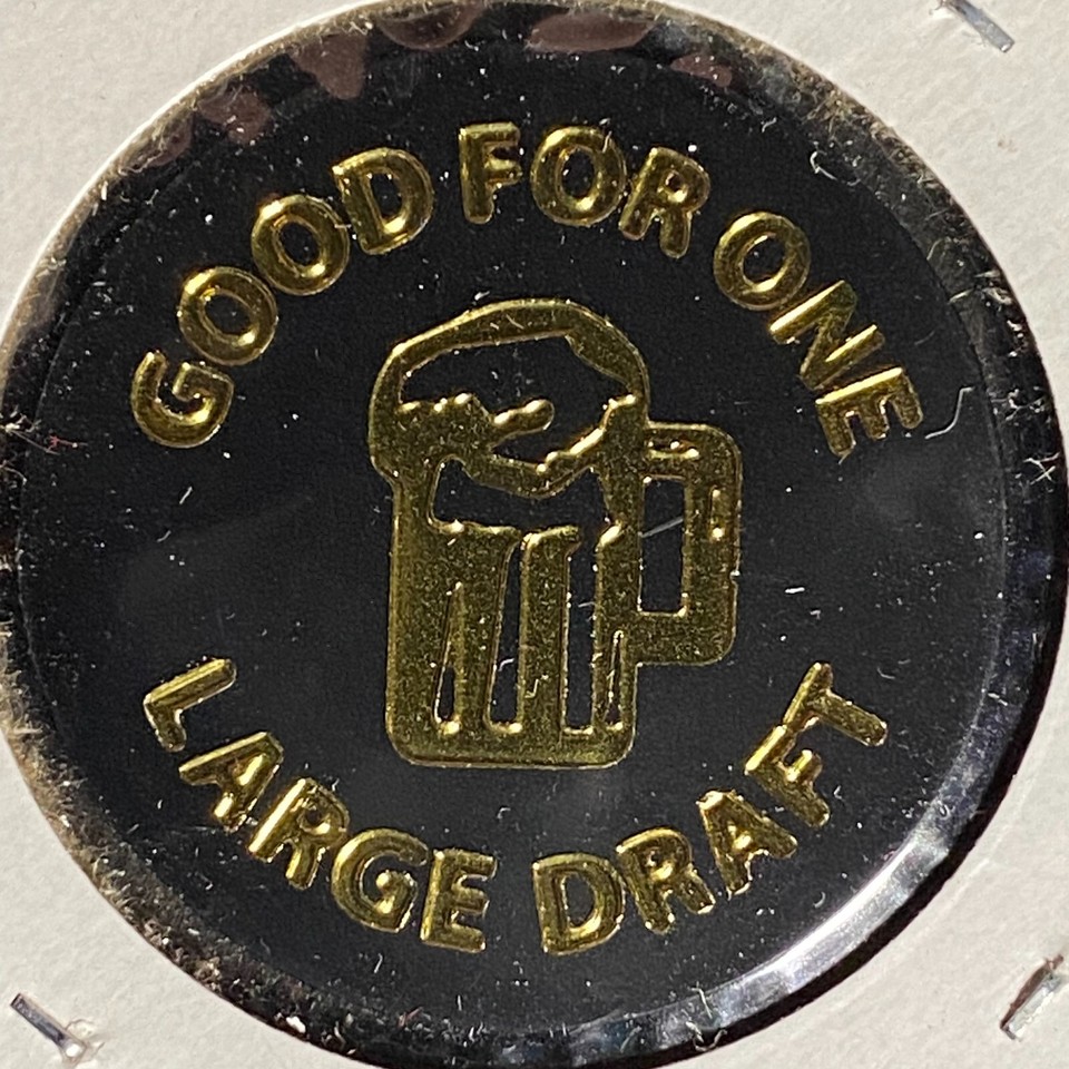 California, PA JFK / Gill Post 377 Plastic Drink Token G/F "One Large ...