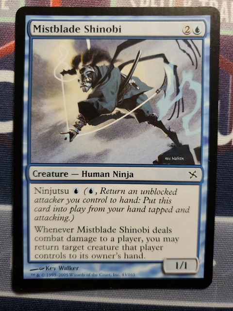 MTG Mistblade Shinobi Betrayers of Kamigawa 43/165 Regular Common for ...