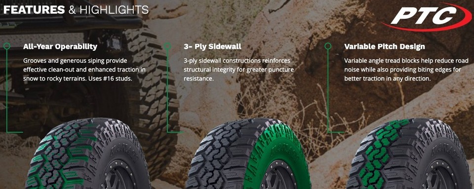 4 NEW 265/75R16 Kanati Trail Hog LT Tires 265 75 16 R16 2657516 10 ply ...