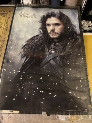 Game of Thrones Jon Snow Logo 36x24 Poster Licensed Reprint HBO Fantasy ...