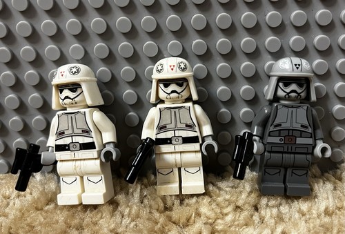 Lego Star Wars Minifigure Lot AT-DP Pilot Imperial Combat Driver White ...