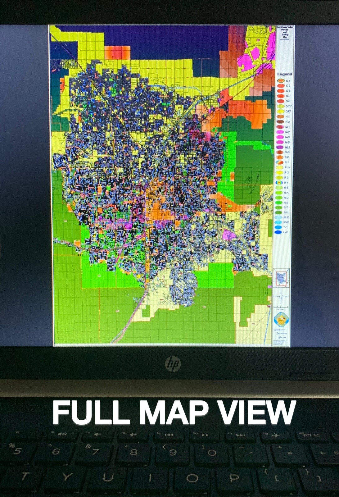 Las Vegas/Clark County Master Plan Map - High Res Digital PDF | eBay