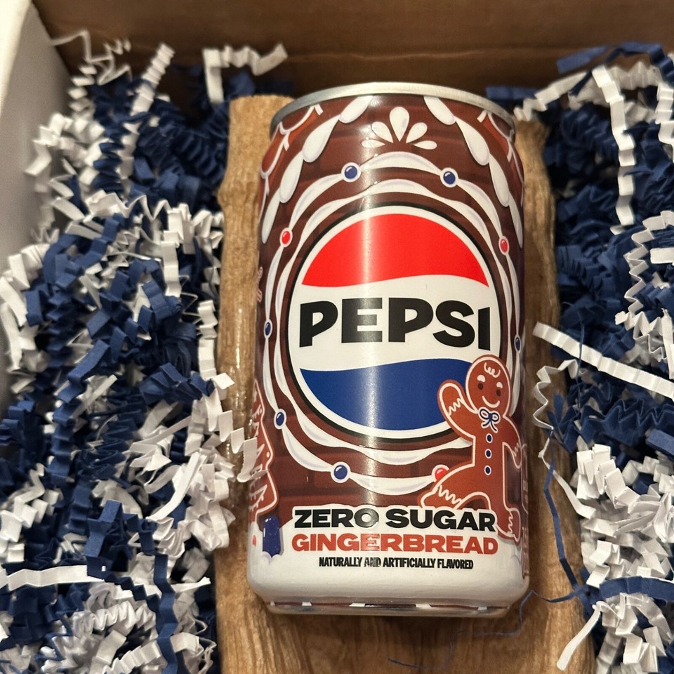 Pepsi Zero Sugar Gingerbread Flavor Single Mini 7.5oz Limited Edition ...