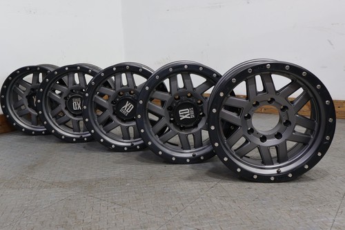 03-09 Hummer H2 Set (5) 18X9 Aftermarket KMC XD 12 Spoke Wheels W/Caps ...