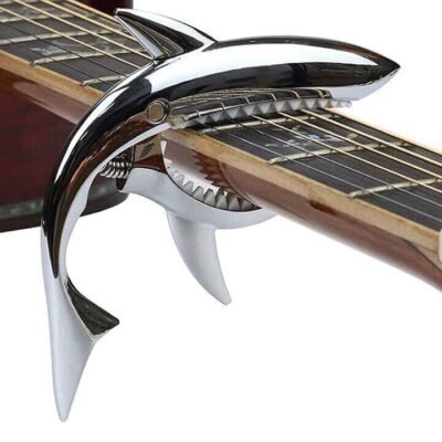 Guitar Capo Multicolored Shark-shaped Shark Capo Tone Clip for Mandolin ...