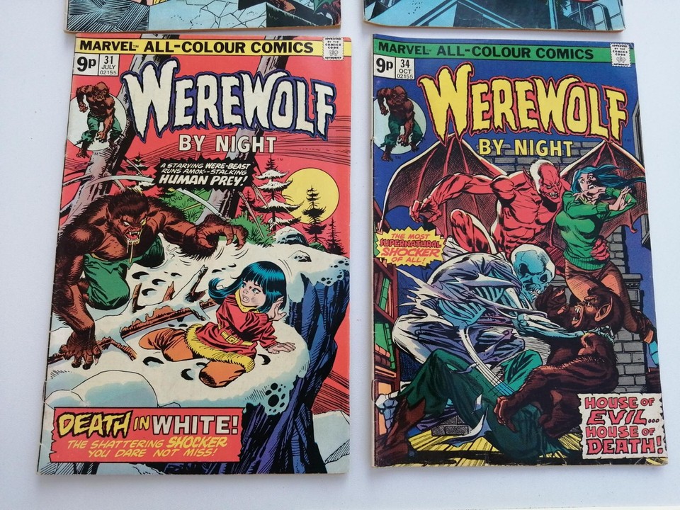 Werewolf by Night Marvel Comic Job Lot Bundle | eBay UK