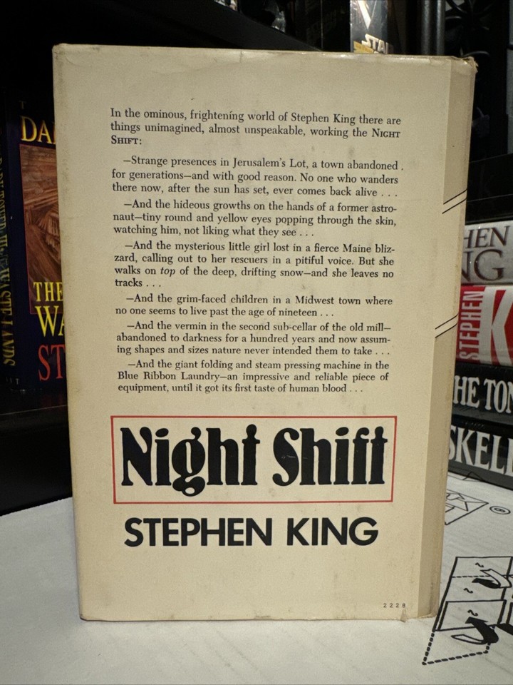 Stephen King Night Shift First Edition DoubleDay Hardcover 1978 Horror ...