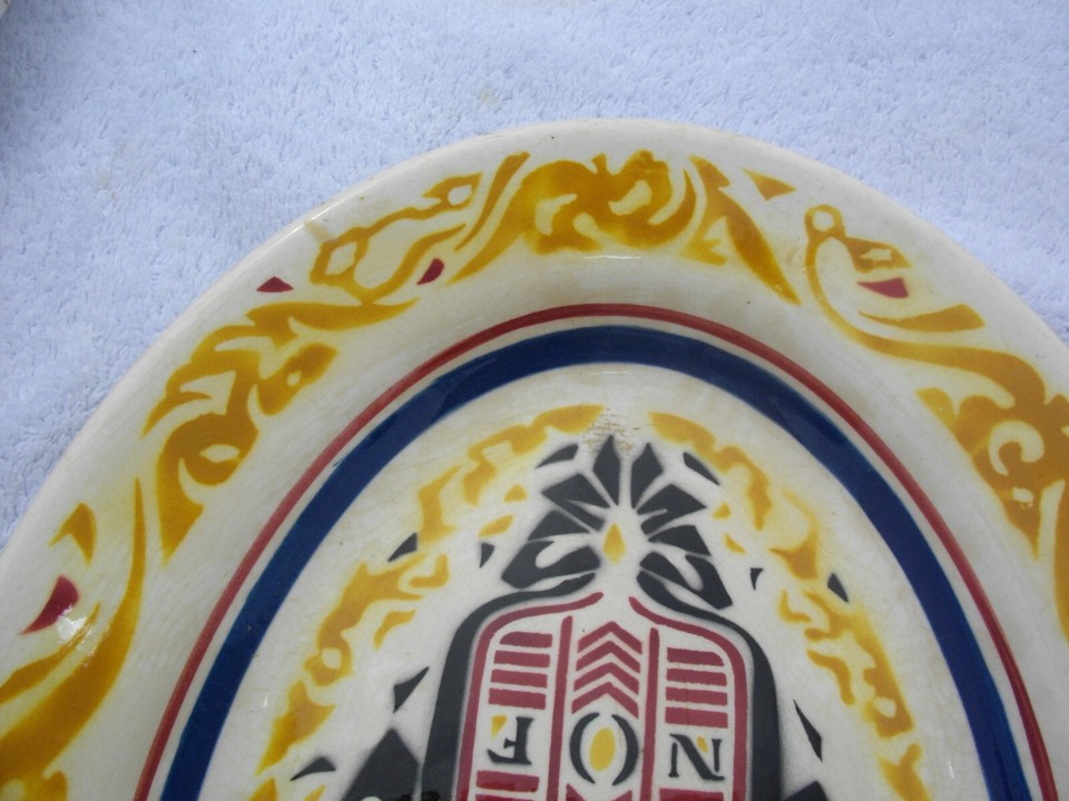 2 Antique Art Deco Bowls by Petrus Regout NOF Calve-Delft Richard ...