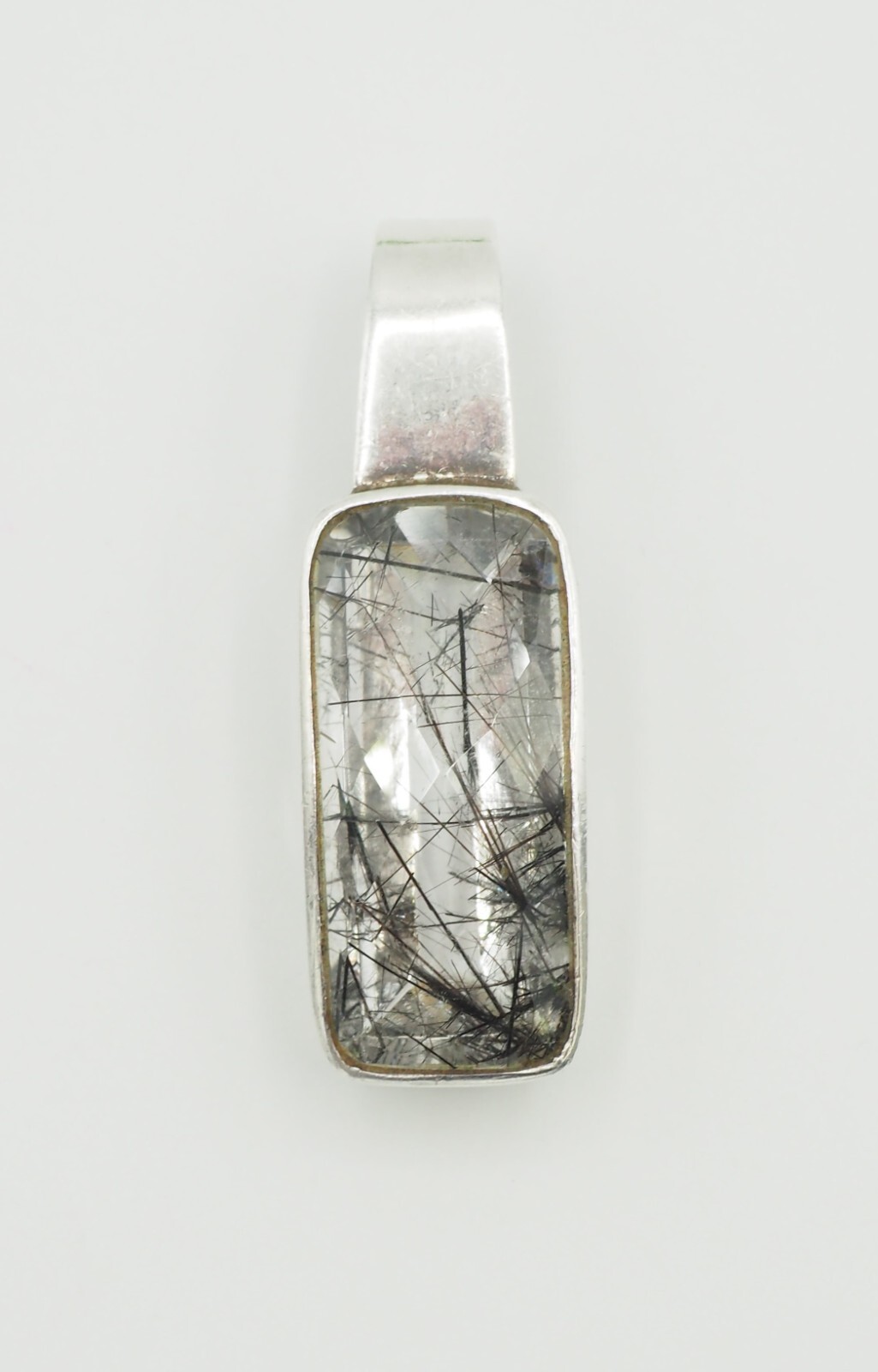 Vintage Studio Art Modern sterling silver rutilated q… - Gem