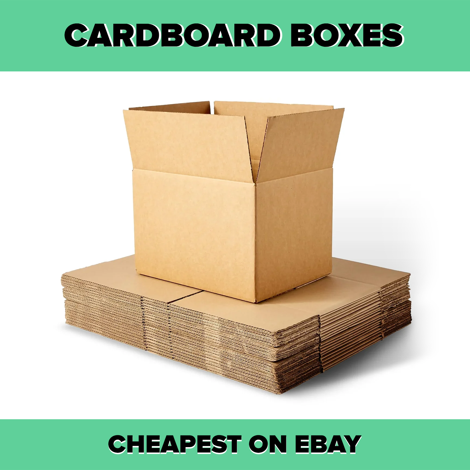 Strong Cardboard Boxes for Moving & Shipping – All Sizes – Multi-Pack ...