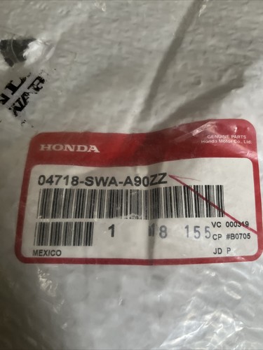 Honda CRV 07-09 left rear upper corner bumper trim piece 04718-SWA ...