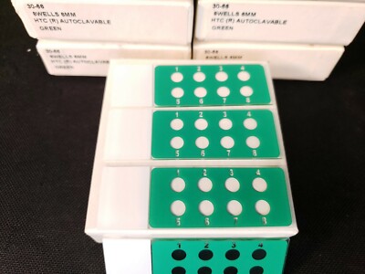 Hydrophobic 8-Well Standard Printed Teflon Microscope Slides - Box of ...