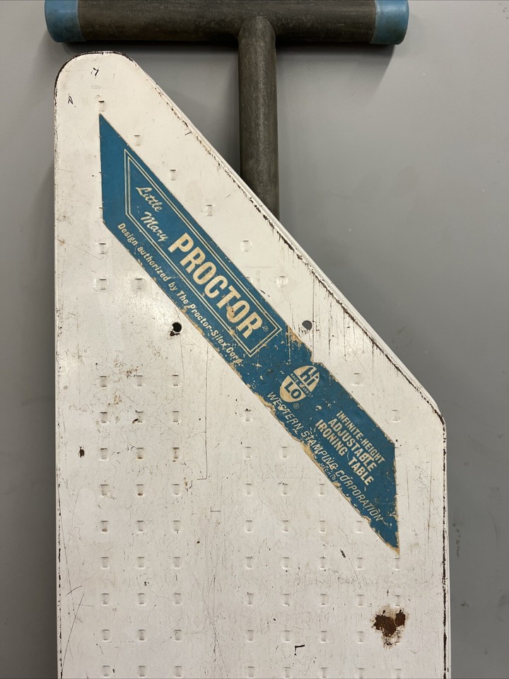 Vintage Mary Proctor Single Flip Hi Lo Ironing Board Rare | eBay