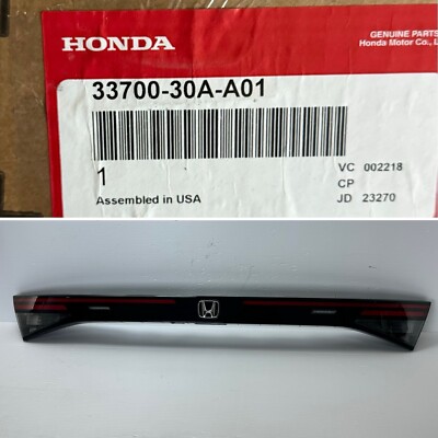 2023 2024 HONDA ACCORD LIGHT REAR PANEL CENTER INNER TAIL 33700-30A-A01 ...