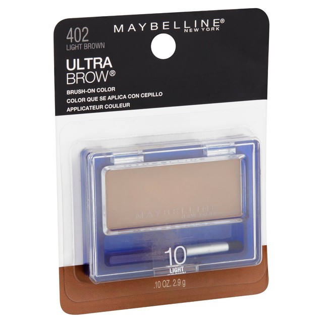 Maybelline New York Ultra Brow Powder Eyebrow Makeup - 402 Light Brown ...