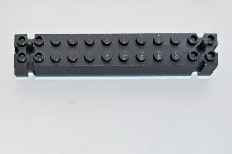 Lego Brick Modified 2x12 Part Dark Bluish Gray 47118 Spiderman Cafe ...