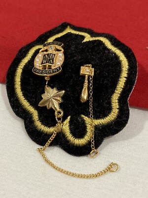 ABWA American Business Womens Association 1/20 12k Gold Filled Pin ...