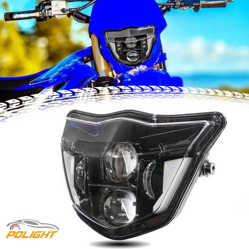 E-mark LED Headlight Hi/Lo Beam DRL For Yamaha WR250F WR450F 2013-2023 ...