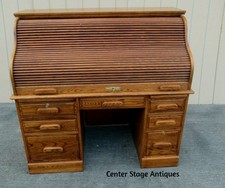 Authentic Winners Only Solid Oak Roll-top Desk for sale online | eBay