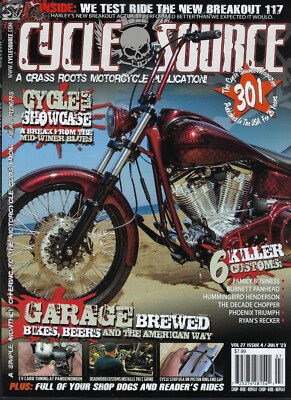 Cycle Source Magazine Issue 301 2023 Garage Brewed | eBay