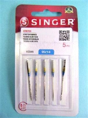 5 SINGER 2045 HOME SEWING MACHINE NEEDLES SIZE #14/90 15X1 HAX1 130 ...