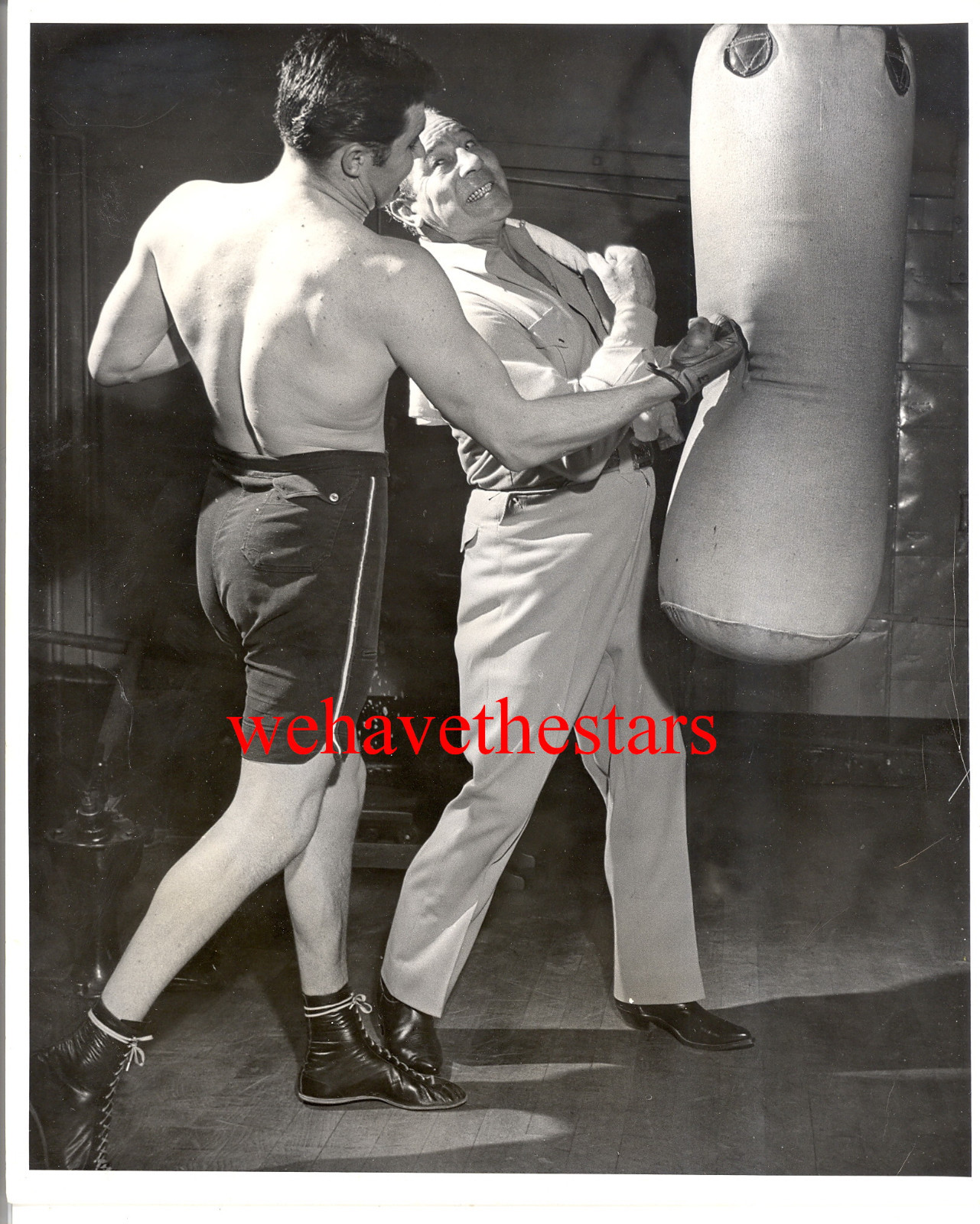 Vintage Max Baer FATHER & SON '59 BEEFCAKE BOXING CANDID Portrait ...