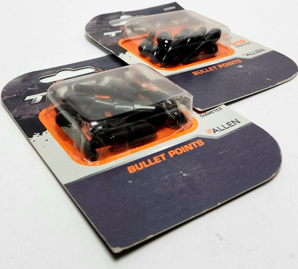 Allen Titan Bullet Points 20-pack Metal 100-Grain 9/32" Archery Arrow ...