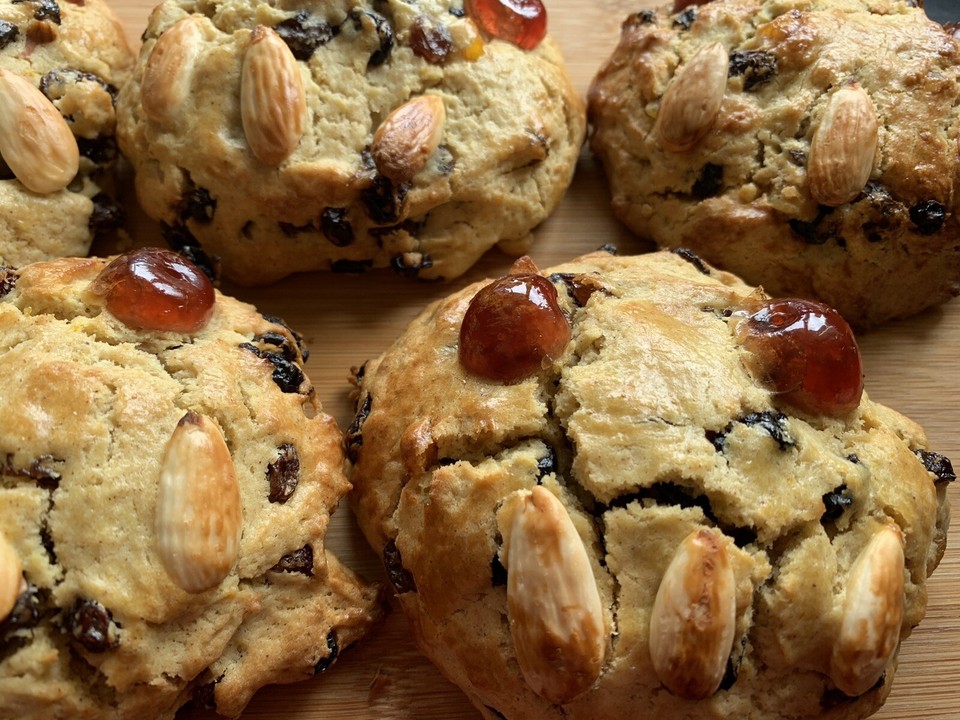 HOMEMADE PLUMP FAT RASCALS ROCK CAKES SCONES X 6 RAISIN FRUIT | eBay UK