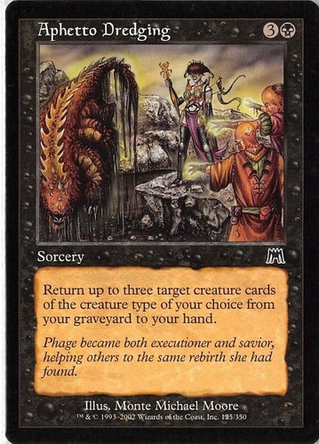 Aphetto Dredging *Common* Magic MtG x1 Onslaught SP | eBay