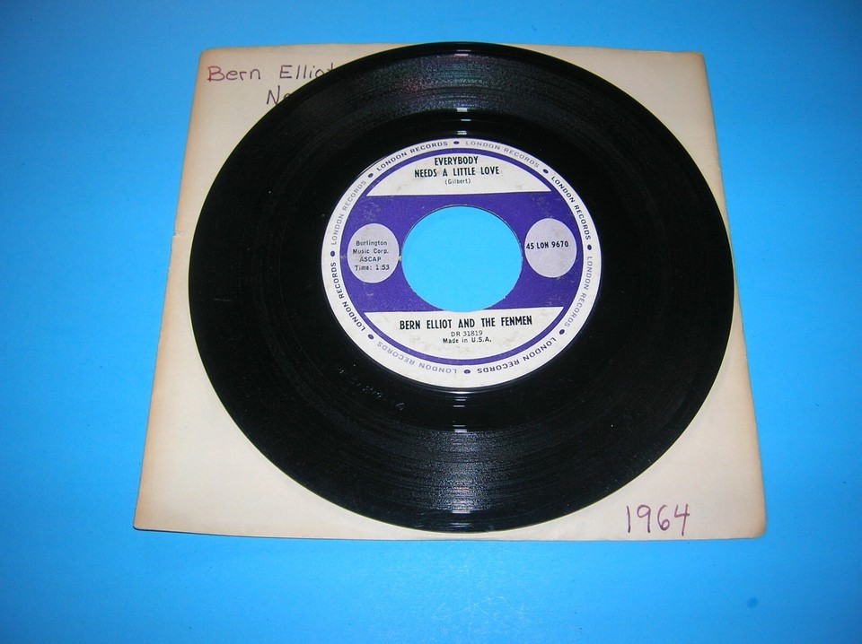 Rock & Roll 45 - Bern Elliot And The Fenmen - New Orleans - 1964 | eBay