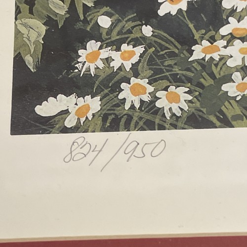 Denise Patchell-Olson "COTTAGE WINDOW CUSTOM FRAMED Signed #' 824/950 ...