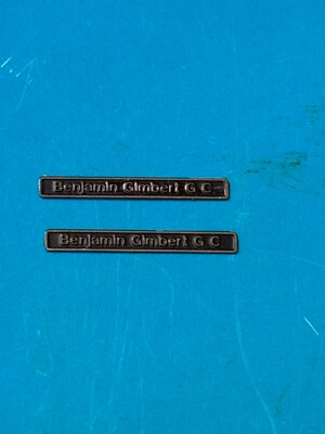 BR Loco Name Plates for CLASS 66 077 66077 BENJAMIN GIMBERT QC | eBay UK