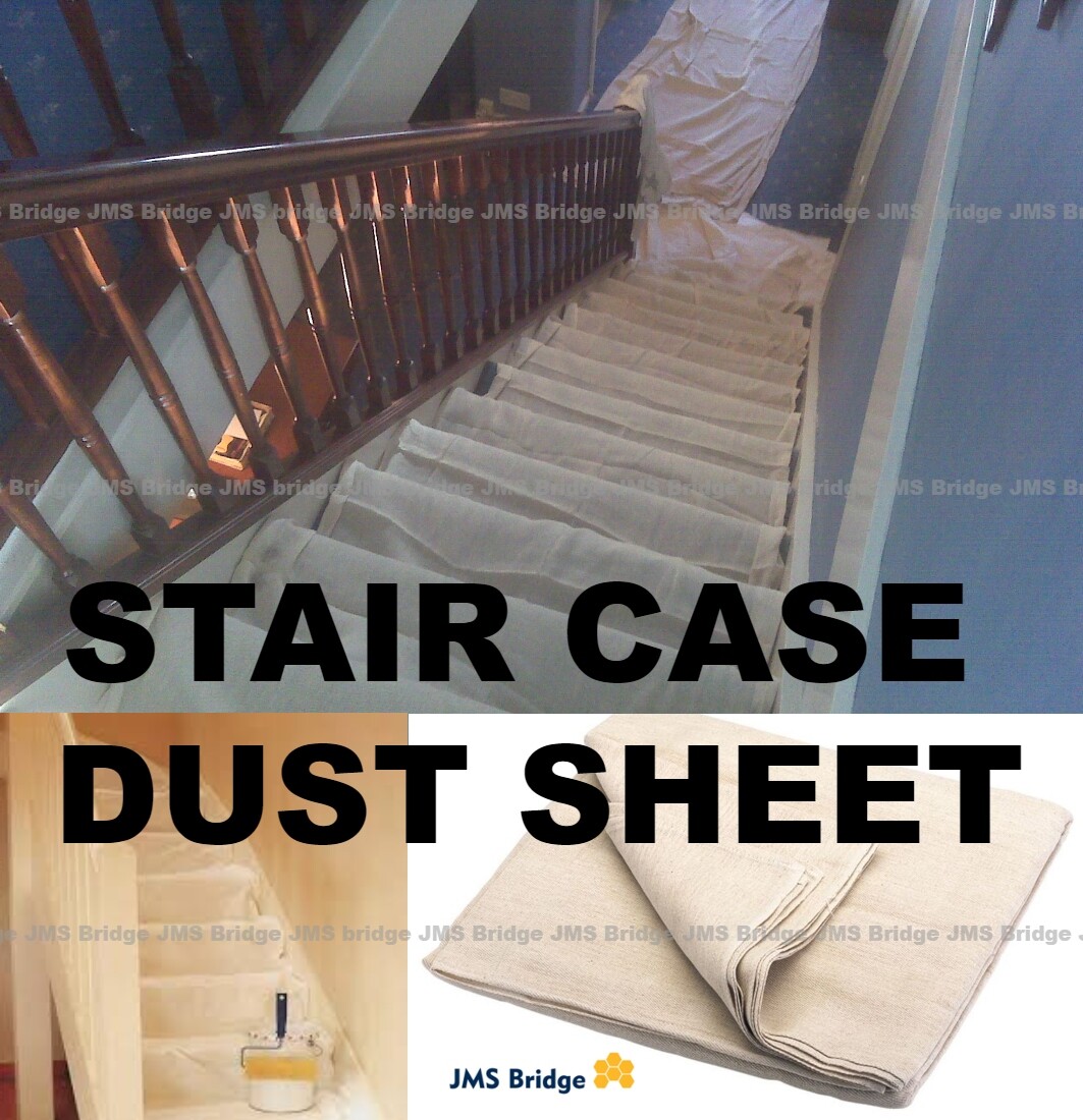 LARGE PROFESSIONAL COTTON DUST SHEETS PAINTING DECORATING ( 24/3- 3 ...