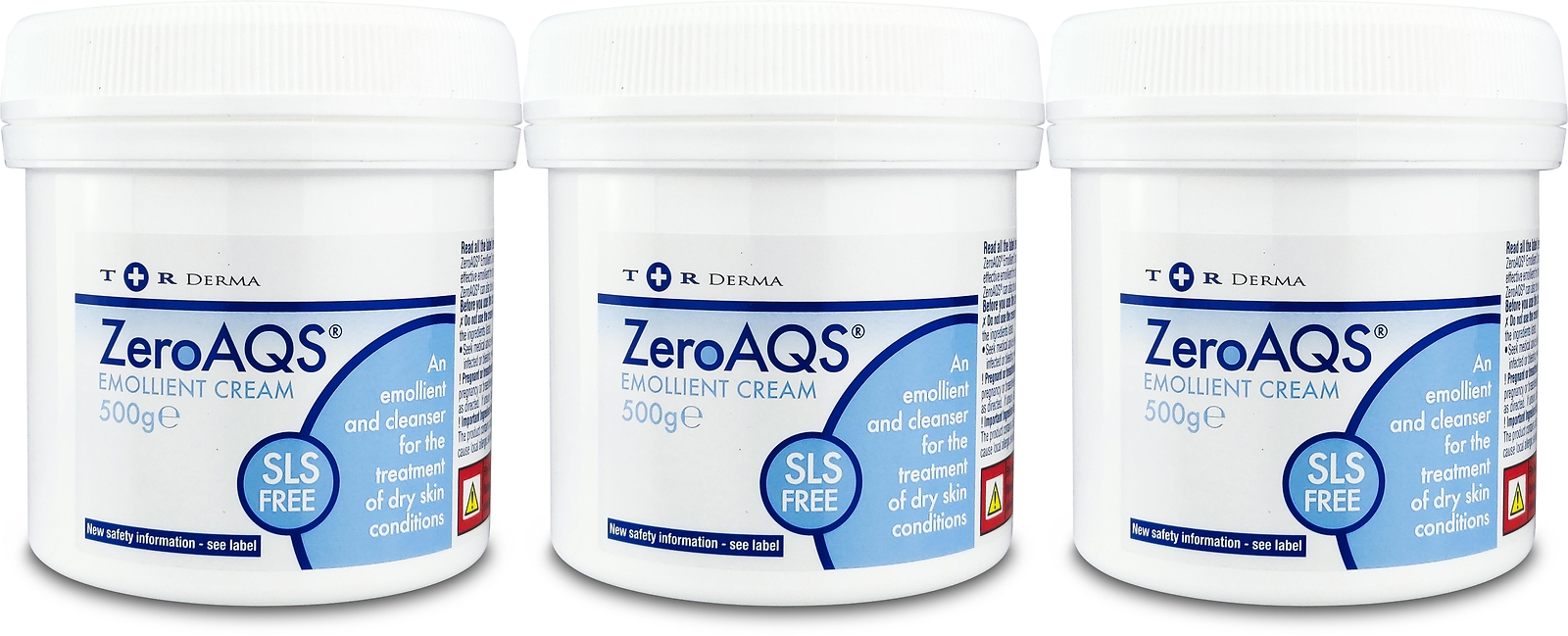 Zeroaqs Emollient Cream 500g l Eczema Relief l Skin Hydration X 3 | eBay